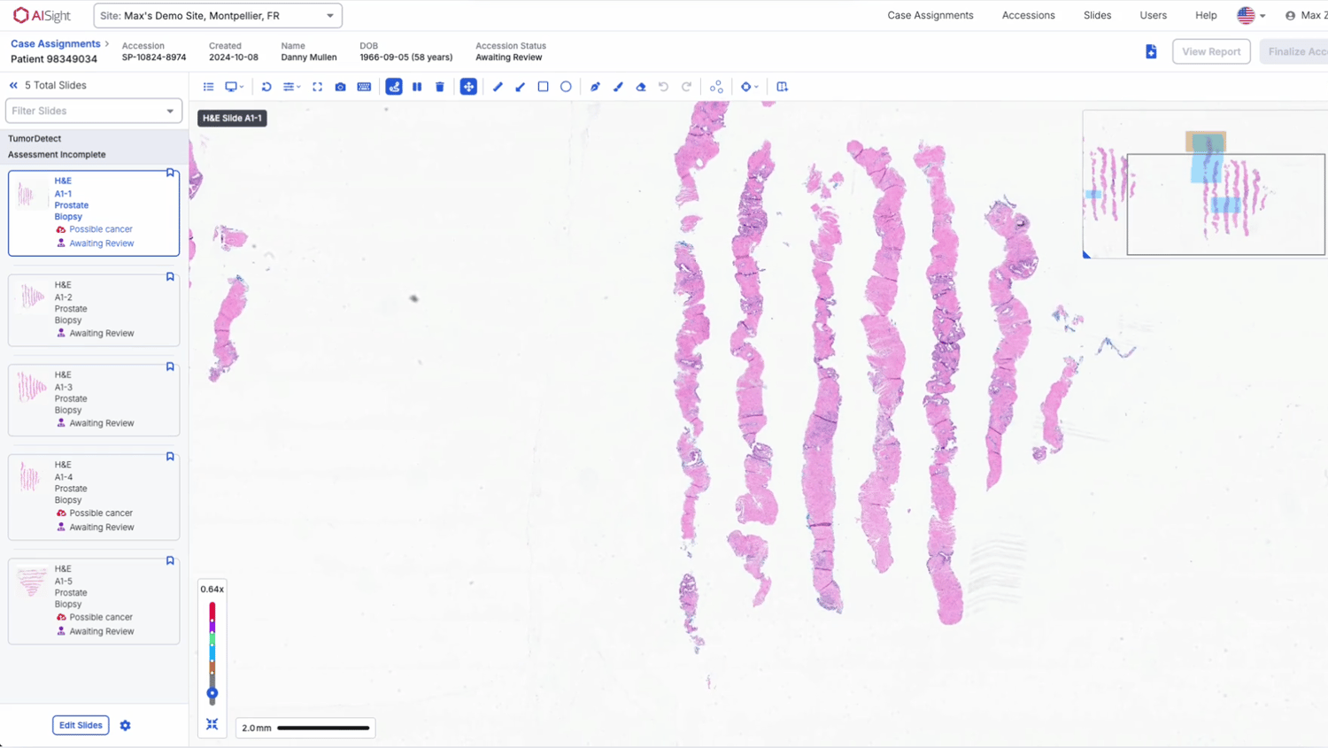 PathAI AISight Image Management System Landing Page